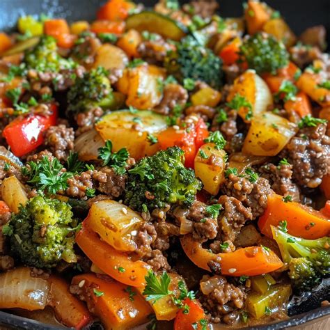 Beef And Veggie Skillet A Cozy Meal For Sharing