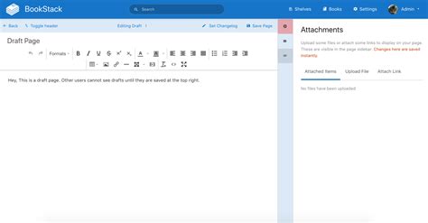Feature Request File Attachments Manager Issue 924 BookStackApp