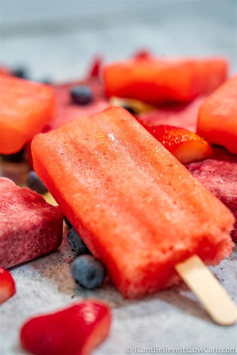 Healthy Keto Popsicles Sugar Free Ice Pop Recipe Fruity And Creamy
