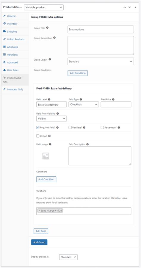Woocommerce Variation Price
