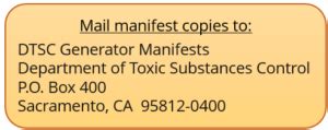 Dtsc Hazardous Waste Generator Requirements Department Of Toxic