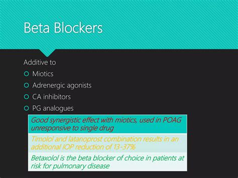 Anti Glaucoma Drugs Pptx
