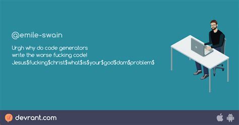 Urgh Why Do Code Generators Write The Worse Fucking Code Jesus Fucking