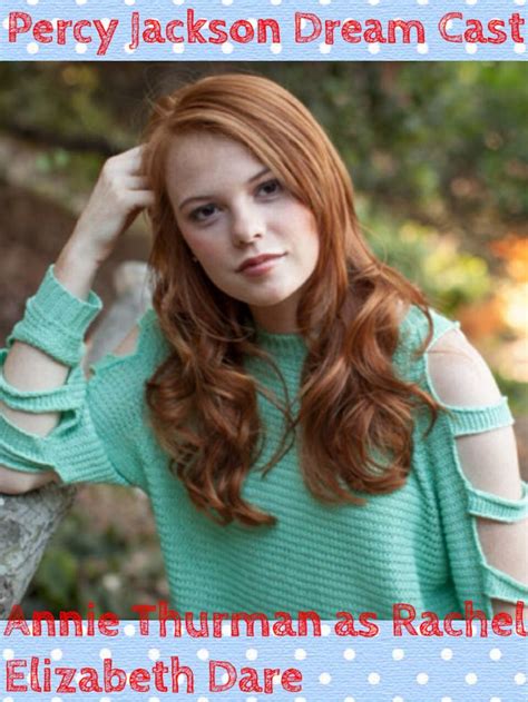 Rachel Elizabeth Dare Actor