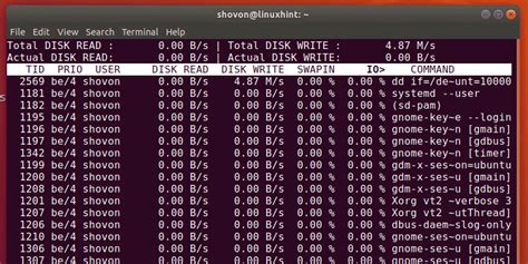 Monitor Disk Io With Iotop In Linux Itsolutiondesign Martins
