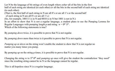 Solved Let N Be The Language Of Bit Strings Of Even Length Chegg