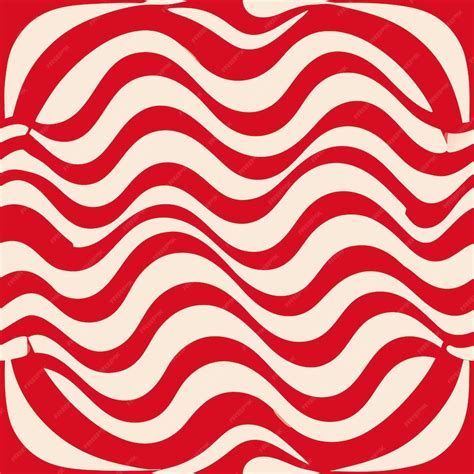 Wave Seamless Pattern Design Background Premium Ai Generated Vector