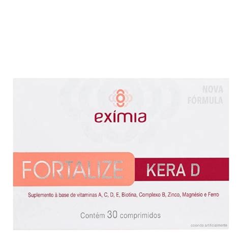 Eximia Fortalize Kera D 30comp Exímia Fortalize Kera D Farmoquimica
