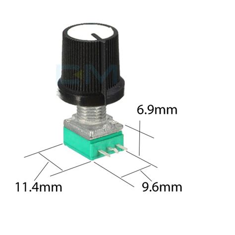 Rotary Potentiometer 50k Ohm 3d Printed Solid
