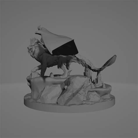 Stl File Monster Hunter Teostra Figure 👹 Obj ・3d Printable Model To