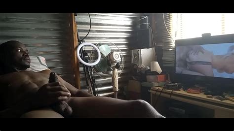 Stroking My Bbc While Watching Porn Bbc Banging A While Chick Xnxx Com