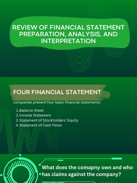 Lesson 2 Review Of Financial Statement Pdf Equity Finance