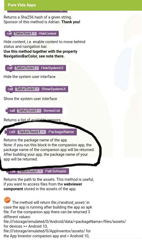 Helphow Can I Get Package Name Of My App I Tried To Get Source Code