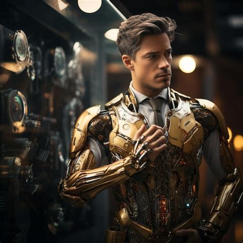 Premium Ai Image Artificial Intelligence Character Humanoid Robot