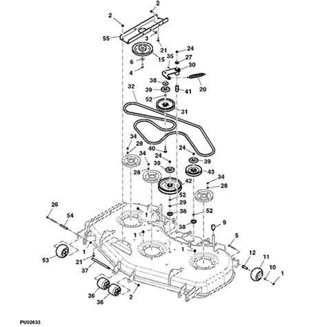 John Deere 60 Mower Deck Parts Diagram