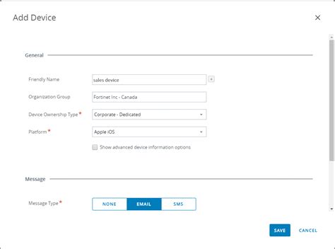 Configuring Workspace One Integration To Allow Forticlient Ios To Connect To Ems Forticlient