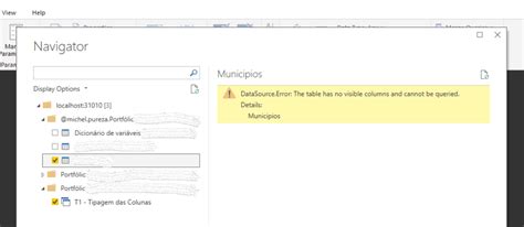 The Table Has No Visible Columns And Cannot Be Queried In Power Bi Dremio