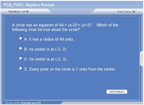 Pre Calculus Algebra Review For PreCalculus