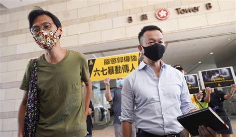 Three Former Hong Kong Opposition Lawmakers Charged Over Bid To Disrupt