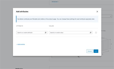 Enhancement Fade The Value Selection Field In The Attributes Modal When No Attribute Is Added