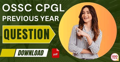OSSC CPGL Previous Year Question Free PDF