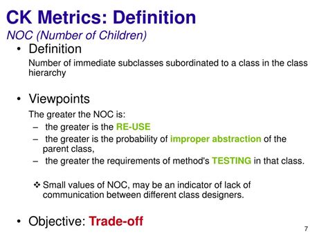 ppt chidamber and kemerer suite of metrics powerpoint presentation id 1412597