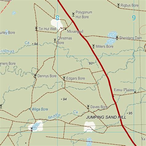 Booligal I5505 Map By Geoscience Australia Avenza Maps