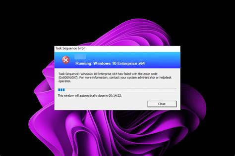 Sccm Task Sequence Error Code 0x80091007 Fix