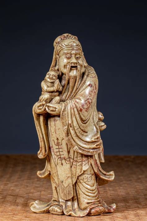 中國古代玉石壽星 中國古代玉石壽星估价 中國古代玉石壽星高清大图 易拍全球日本东胜東勝拍賣株式會社 精品拍賣會拍品介绍