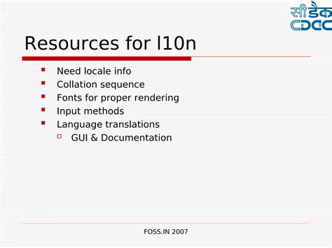 Linguistic Localization Framework For Ooo Ppt