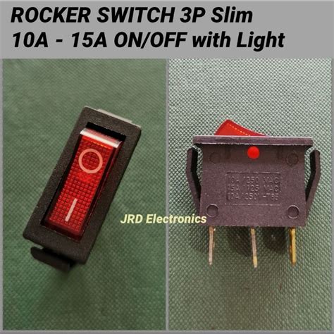 ROCKER PUSH BUTTON PUSH ON SWITCH P P P P Shopee Philippines