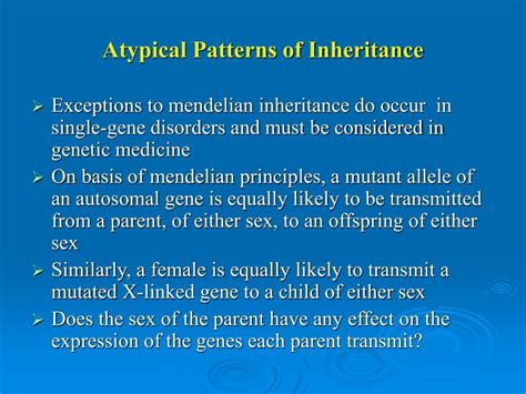Ppt Patterns Of Single Gene Inheritance Cont Powerpoint Presentation