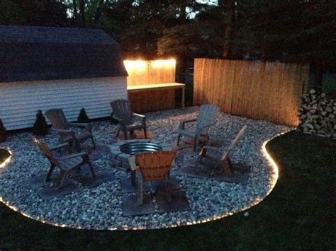 26 Awesome Diy Fire Pit Plans Ideas With Lighting In Frontyard 17