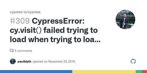 Cypresserror Cyvisit Failed Trying To Load When Trying To Load Pushstate Webpack Dev Server