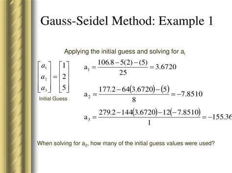 PPT Gauss Seidel Method PowerPoint Presentation ID 830349