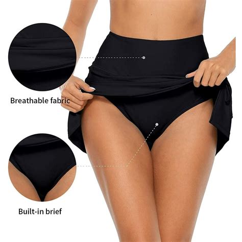 High Waisted Bikini Skirt