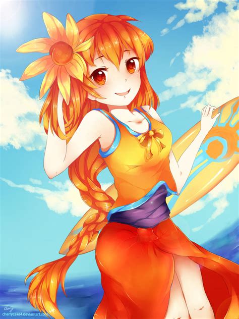 Pool Party Leona By Cherrycake4 On Deviantart