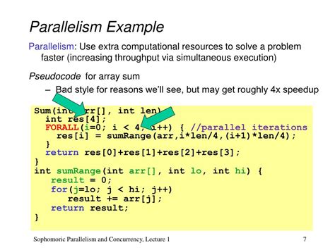 Ppt A Sophomoric Introduction To Shared Memory Parallelism And Concurrency Lecture 1
