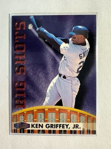 K206245 1998 Ultra Big Shots 1 Ken Griffey Jr Ebay