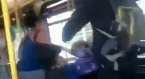 Elderly Woman Gets Beaten For Spitting On Young Woman