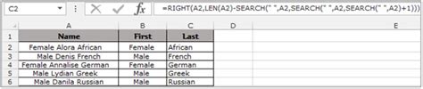 Separate First And Last Names In Excel