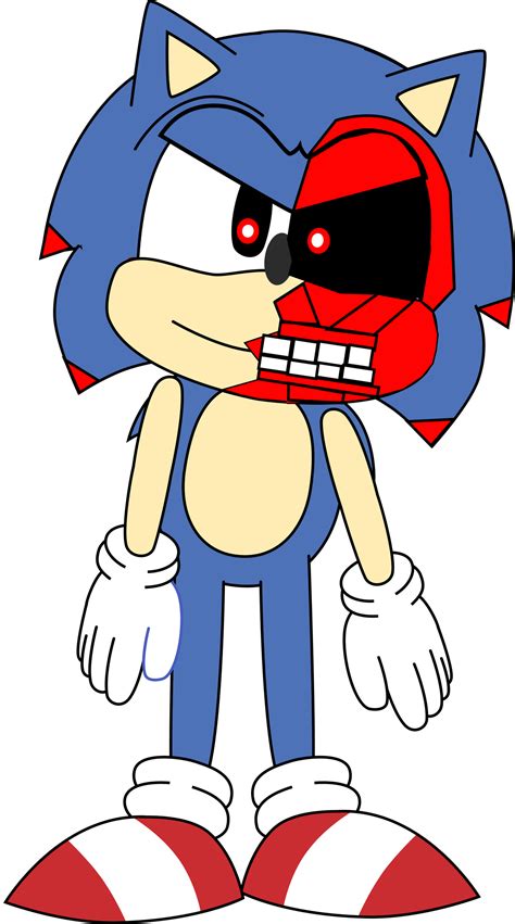 Sonic Broken Face By Supermalikj On Deviantart
