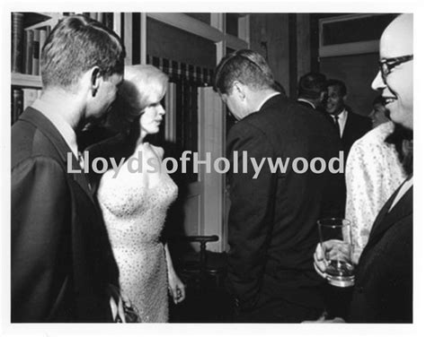 Marilyn Monroe Robert Kennedy Jfk Birthday Party Photograph 1962 Etsy