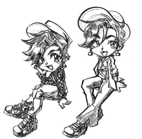 Wanted To Share This Dick Grayson Chibi I Drew On A Stream With My Dc Oc And Then I Got