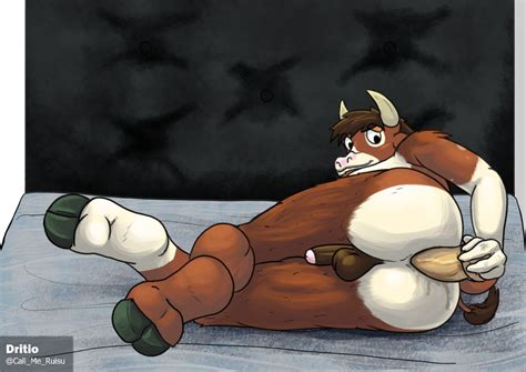 Rule 34 Anthro Anthro Only Bovid Bovine Dildo Dildo Insertion Dritio Male Mammal Sex Toy Sex