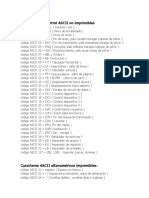 Símbolo De Potencia En Ascii Pdf Ascii Teclado