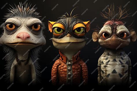Premium Photo Critter Characters Anthropomorphism Unleashed