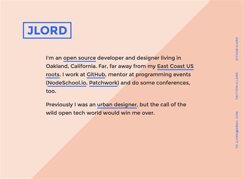 Github Jlordhello Fork N Go A Simple Personal Page Demo · Github
