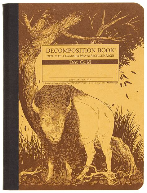 Bison Decomposition Book Dot Grid Pages