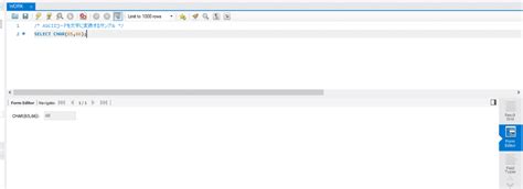 Sql道場 文字列関数 Chrchar関数 けちゃふらんのシステム開発道具箱